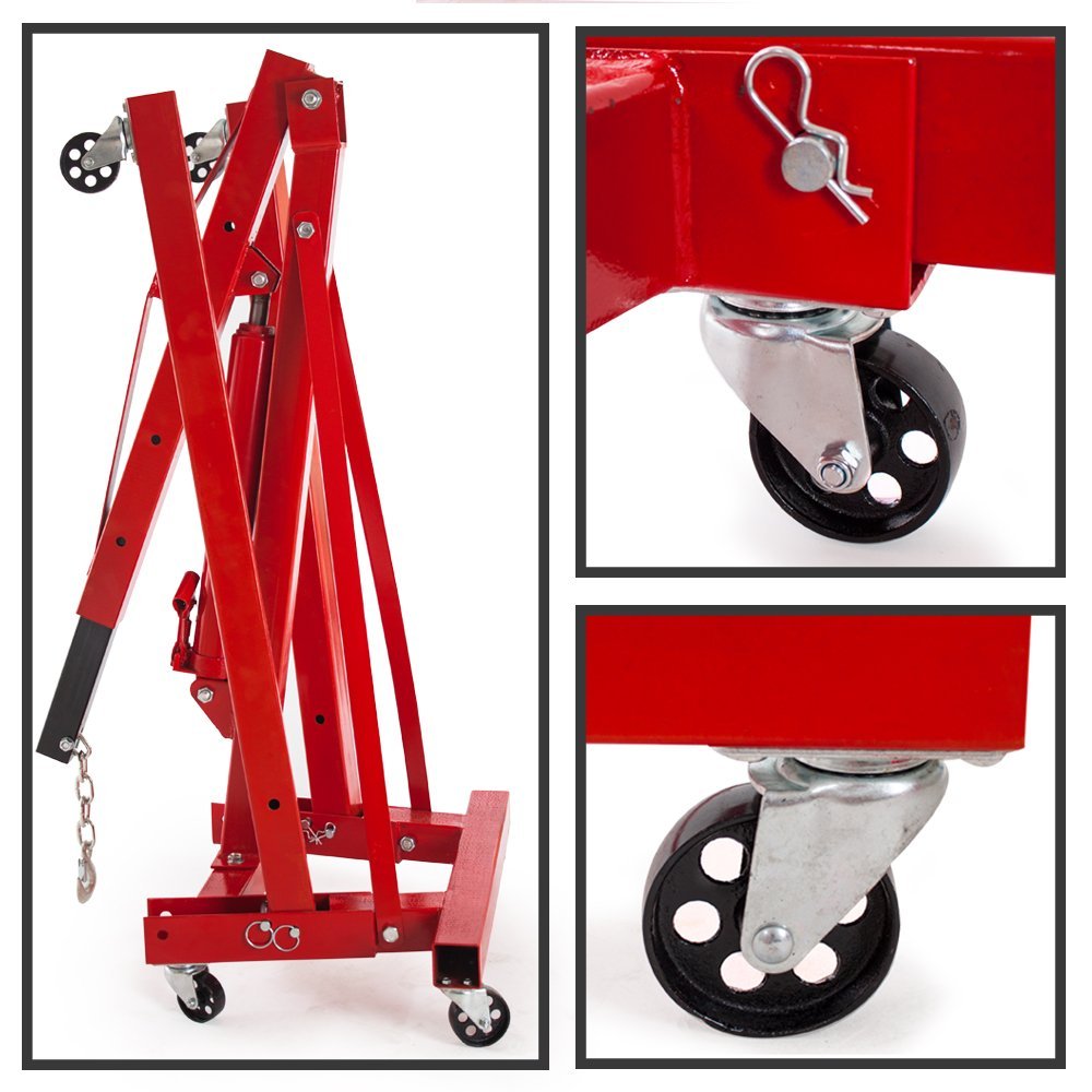 Out of stock! goat workshop hydraulic lifting crane folding 2t | eBay